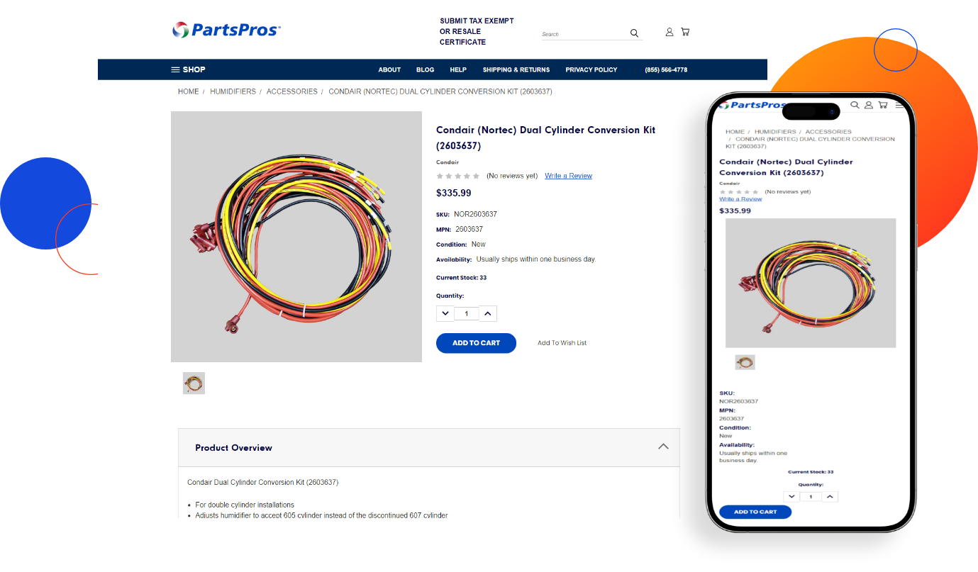 Commerce to BigCommerce Migration for PartsPros